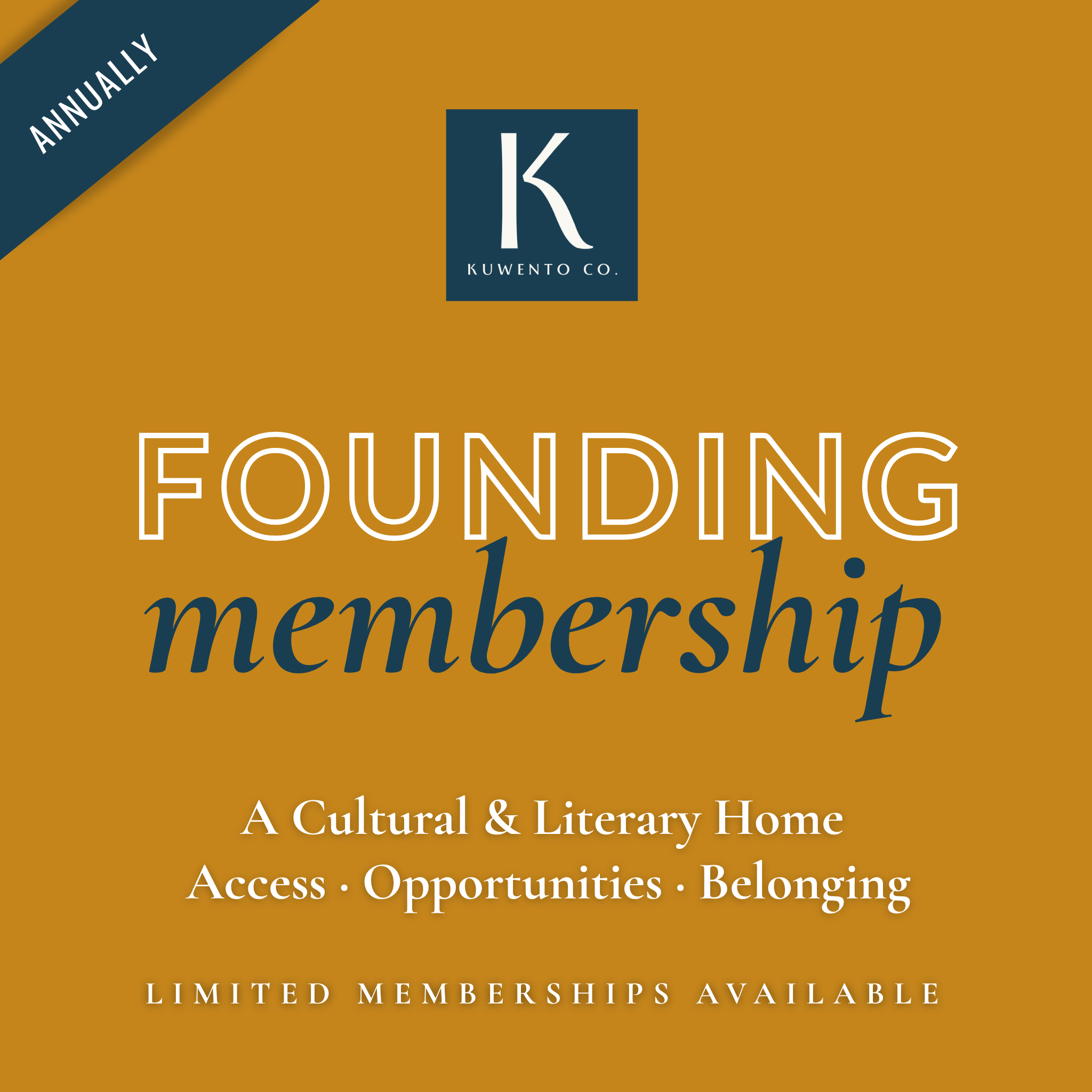 Founding Membership - Annually – Kuwento Co.